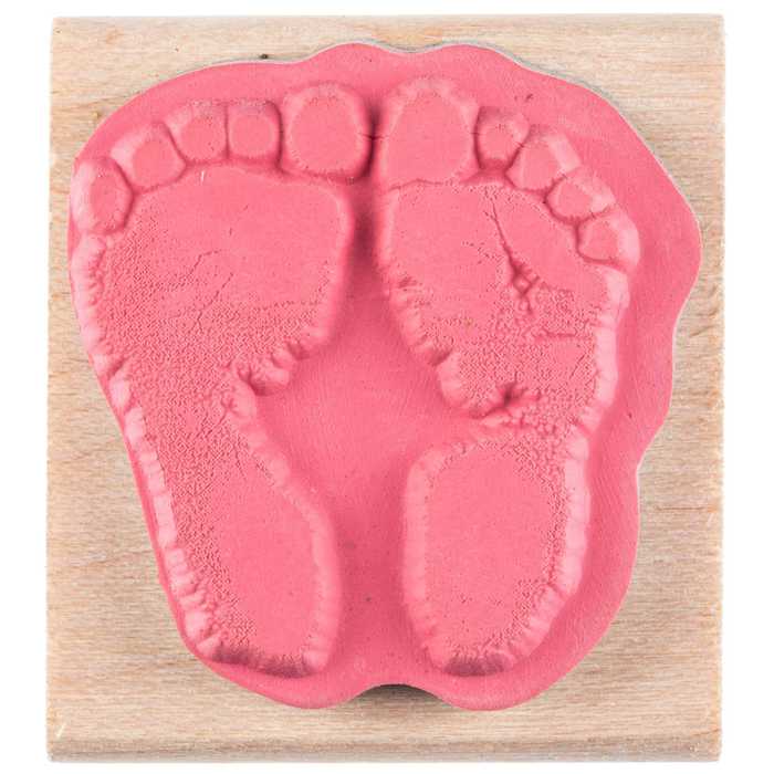 Tiny Feet Rubber Stamp | Hobby Lobby | 383083